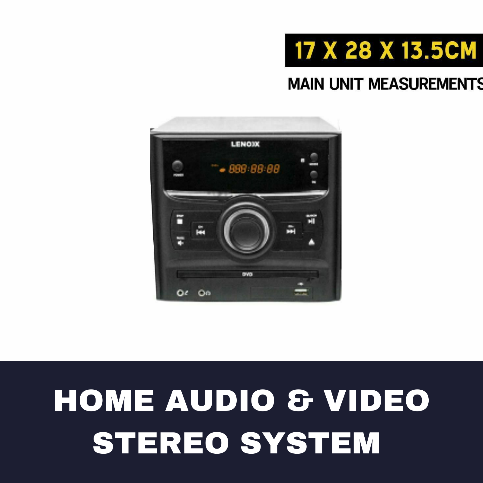 Mini Hi Fi Stereo System DVD Bluetooth Sound System Micro FM Radio USB ...