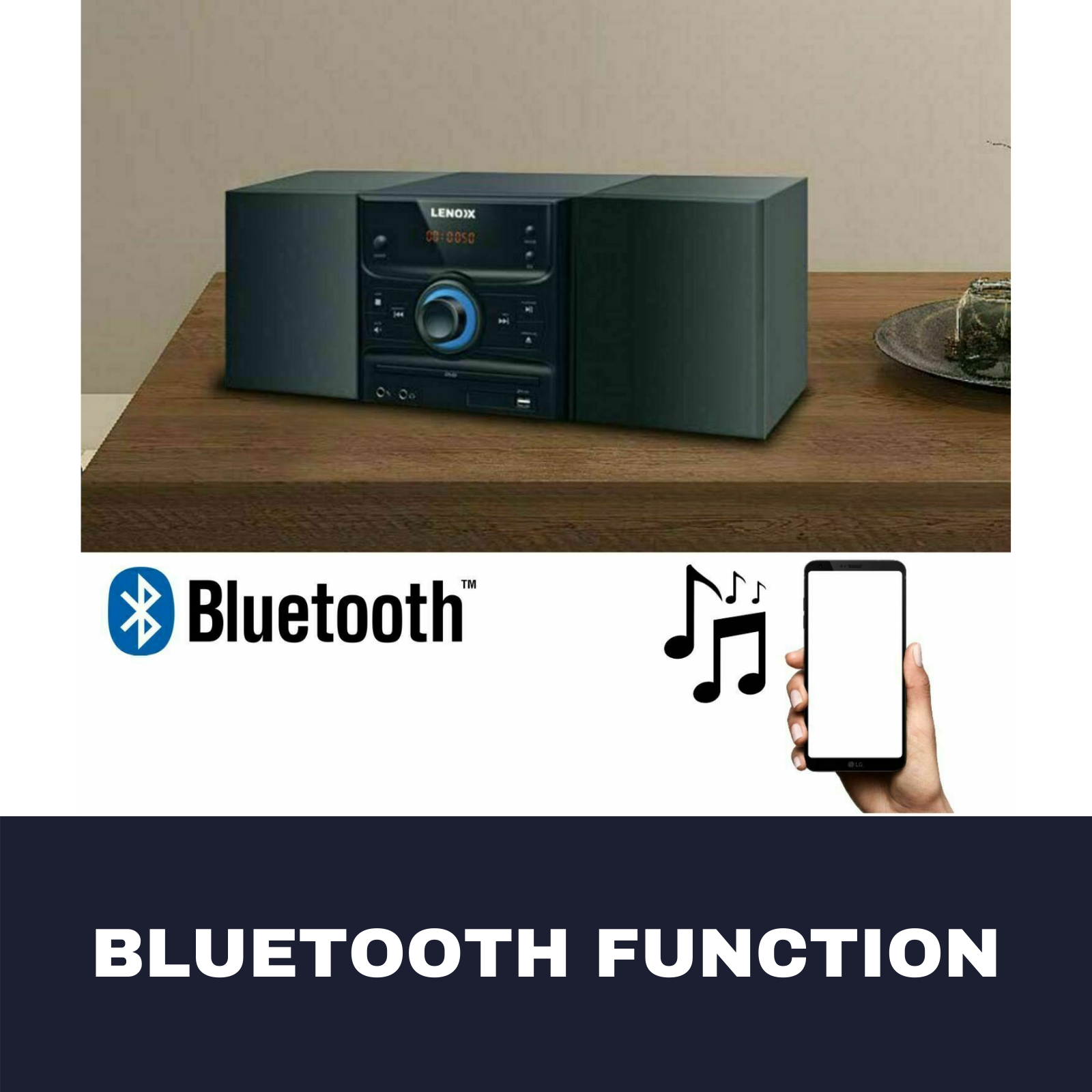 Mini Hi Fi Stereo System DVD Bluetooth Sound System Micro FM Radio USB ...