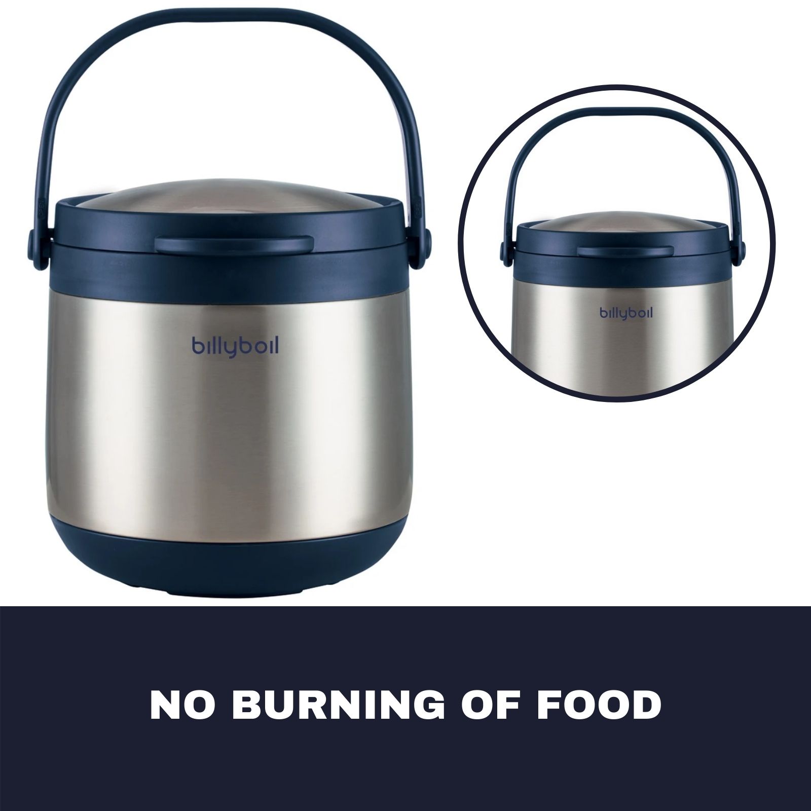 Billyboil Thermal Cooker 4.5L Stainless Steel and Vacuum Insulated ...